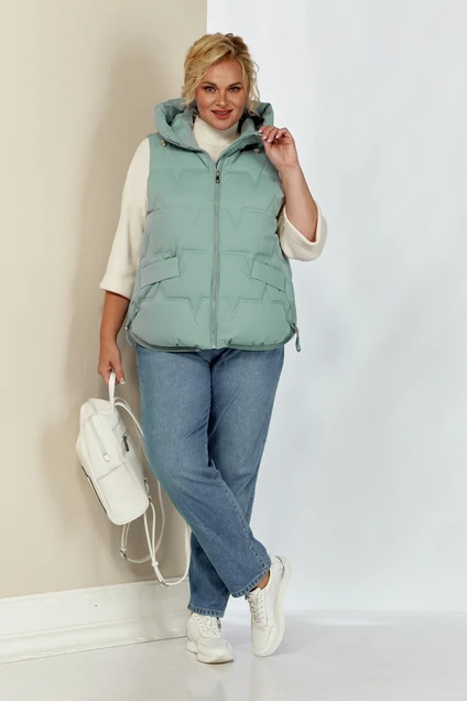 Жилет 2153 ментол Shetti купить в интернет магазине Велесмода